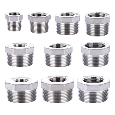 304不锈钢内外丝补芯接头斐格