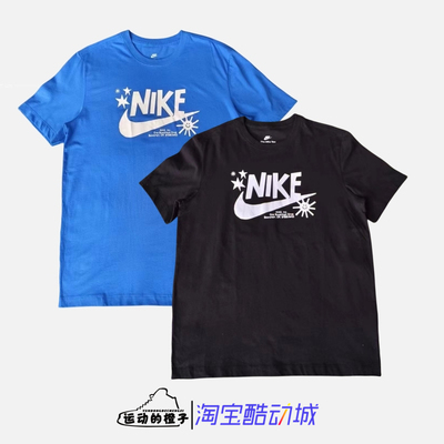 耐克男子卡通涂鸦印花短袖T恤