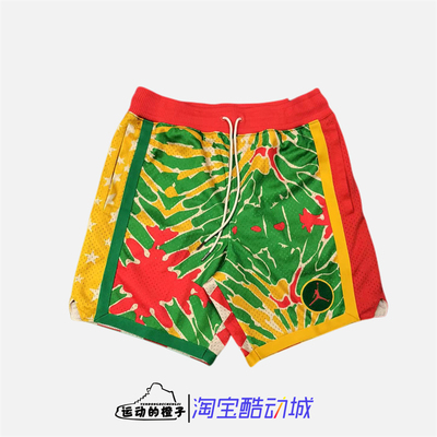 耐克透气速干AJ男子五分运动短裤