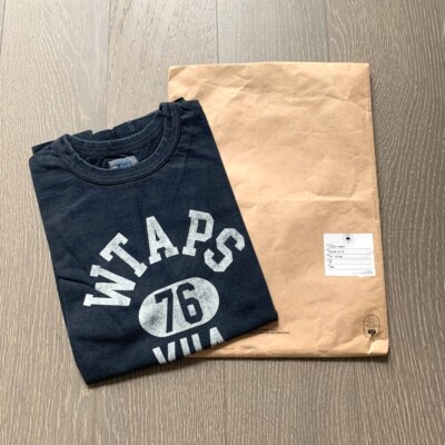现货 WTAPS DESIGN SS 05 TEE. COTTON 水洗做旧短袖T恤