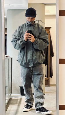 MADNESS22AW白标运动服拉链外套