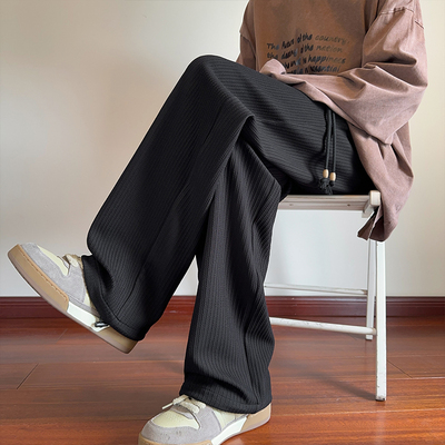 2025 春季新款 内景大码日系垂感休闲裤M-5X HK24570-特P30