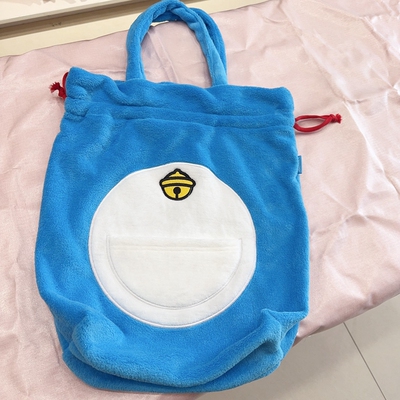 单肩毛绒包甜美手提收纳袋