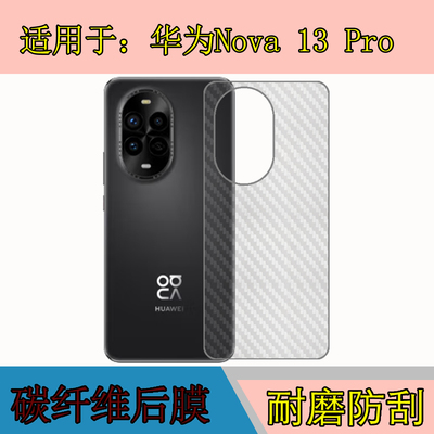 碳纤维后贴软膜，透明带条纹