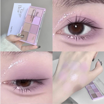 星月流光八色眼影盘多色系温柔妆