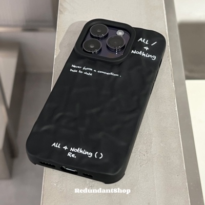 原创复古褶皱黑色17系列软壳ins