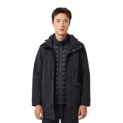 思凯乐户外鹅绒内胆商务冲锋衣