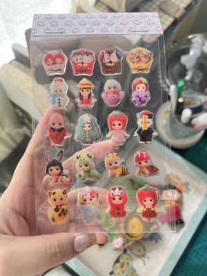 果果商店昭和Kewpie丘比地域限定 滴胶贴纸 可爱立体手机壳贴纸