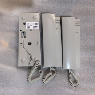 松佳原装楼宇2线对讲非可视SJ98PF-P1001室内电话分机语音4线100F