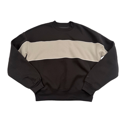 老美单BEARCLIFF秋冬宽肩圆领卫衣女美式休闲宽松加绒套头上衣男