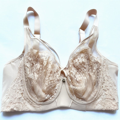 品牌蕾丝兔耳朵桑蚕丝薄杯舒适软钢圈文胸罩聚拢收副乳女内衣2528