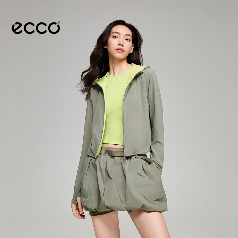 ECCO x NRL联名 26新款时尚运动户外双面穿休闲外套女EN253J034