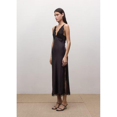 西班牙欧洲正品代购 MANGO 女士 蕾丝开衩连衣裙  27044448