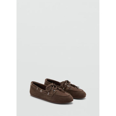 西班牙欧洲正品代购 MANGO 女士 系带帆船鞋  27022554 27045815