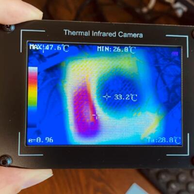免费开票双光热像仪OVMLX90640
