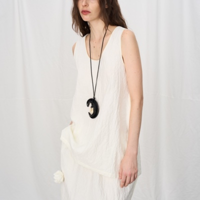 PIECE MIND花苞感设计无袖度假套装