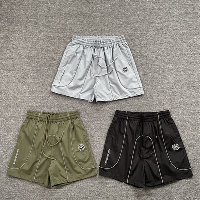 3M反光条刺绣LOGO短裤