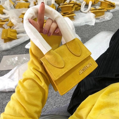 jacquemus法国小众设计高级感ins超火单肩斜挎手提迷你牛皮包包女