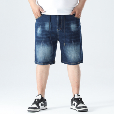 现货 牛仔五分短裤L-6XL（30-48码）7X-9X有加肥加大码，P42