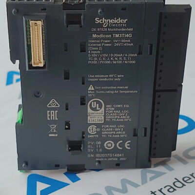 SCHNEIDERELECTRICModiconTM3模拟输入模块施耐德TM3TI4G二手