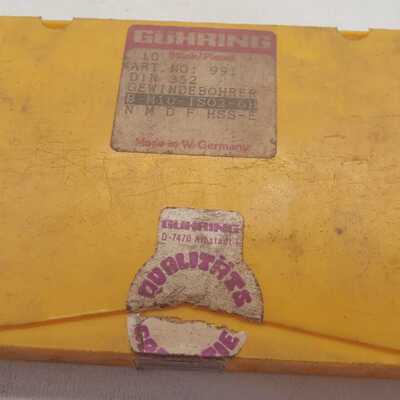 8x Ghring Gewindebohrer Set 991 BM10ISO26H HSSE Bohrer Set