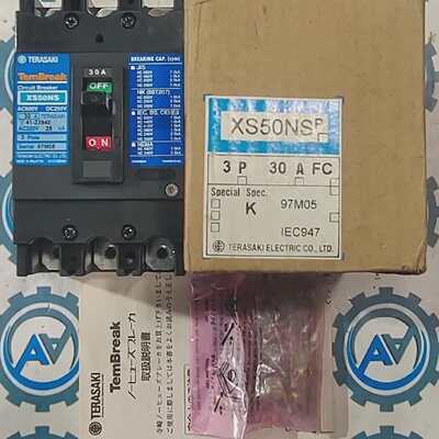 Neu Terasaki Tembreak Schutzschalter Modell XS50NS 30A  3 Po
