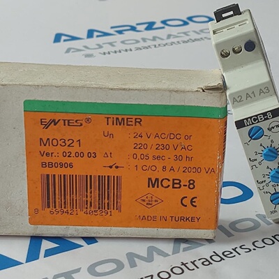 BB0906 Nuevo MCB8 ENTES MCB8 005 sec30 Hr Temporizador 24V A