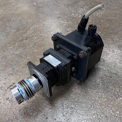 1x Bautz FS34F-B10 Servomotor + SPN Schwaben P34 Getriebe