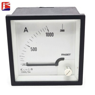 Faget Analoger Amperemeter Skala 0~1000 Amperes. AC/DC