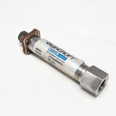 Ashcroft 工业压力传感器 PN:K17F0242B4200。 Range 200 Psig.
