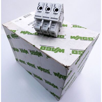 5x WAGO 834-1103 Federleiste SV 3-polig 17,5mm -unused-