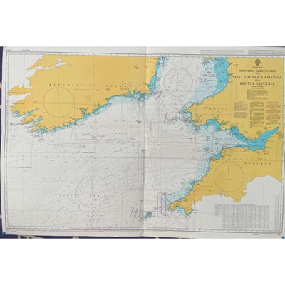 Admiralty 1123 WESTERN APPROACHES TO SAINT GEORG'S CHANNEL &
