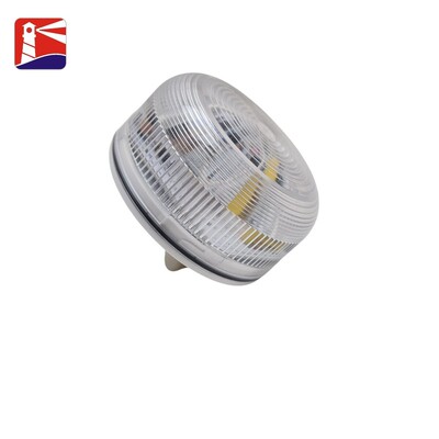 Klaxon Signale Niedrigprofil Blinklicht Wei? 12-24 Volt Typ