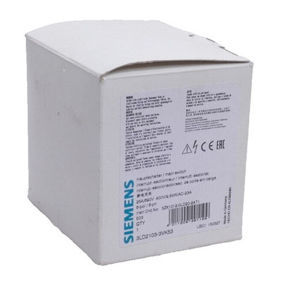 Siemens 3LD2103-3VK53 Hauptschalter 3LD2 103-3VK53 | E:03