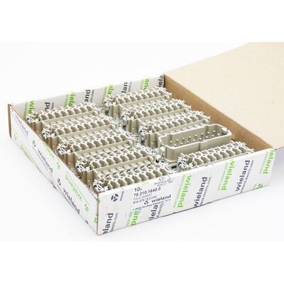 10x Wieland 70.310.1640.0 7031016400 600V 16A Steckereinsatz