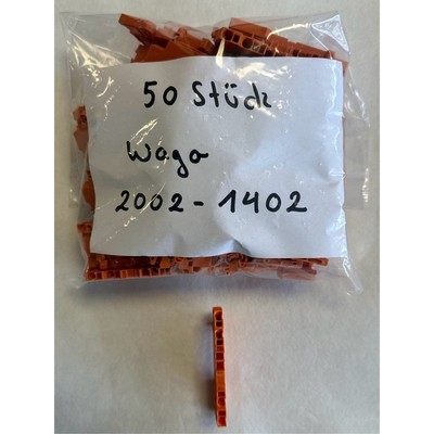 50 Stück Wago Durchgangsklemme / 2002-1402