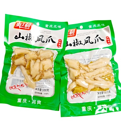 爽士利山椒凤爪泡椒凤爪山椒鸡爪