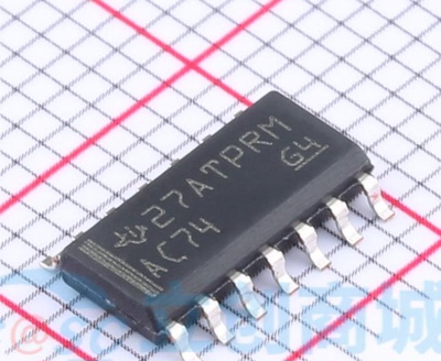 SN74AC74DR 丝印AC74 D型触发器芯片 贴片SOP-14封装