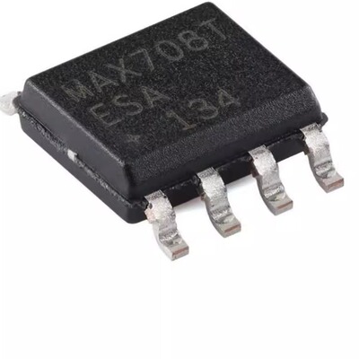 全新MAX708TESA+T SOIC-8 +3V电压 低成本 微处理器监控电路芯片