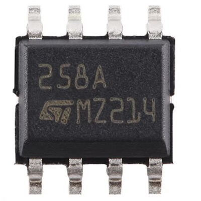 贴片 LM258ADT 丝印258A SOP-8 低功耗双运算放大器芯片