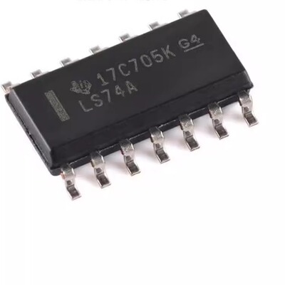 全新 SN74LS74ADR SOIC-14 双路正边沿触发式D型触发器芯片