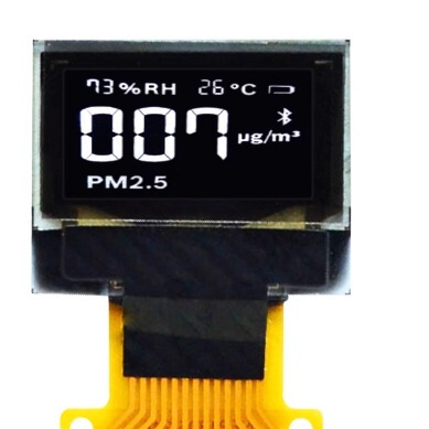 0.49寸手表OLED显示屏幕6432驱动ssd1315白光IIC/I2c串口模块焊接