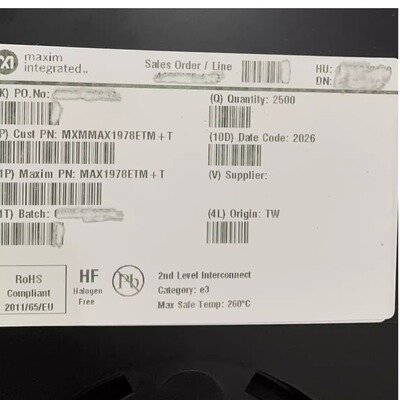 MAX1978ETM+T QFN-48 1978E模块集成温度控制器芯片