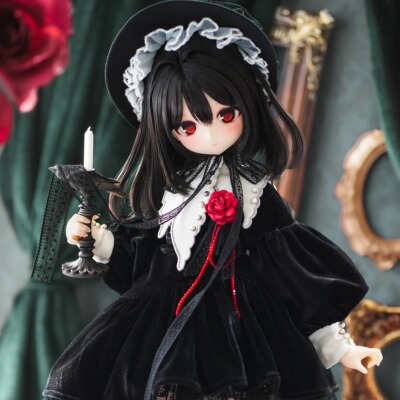 【随喜星人】烛台套装 做旧黑bjd娃用道具 现货