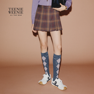 TeenieWeenie气质学院风百褶裙