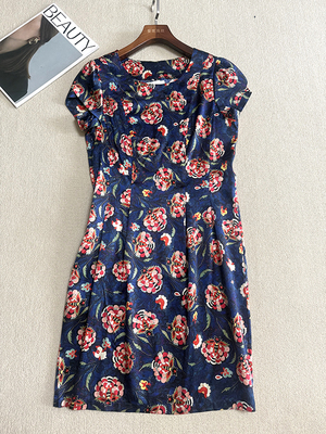 桑蚕丝真丝弹力缎连衣裙