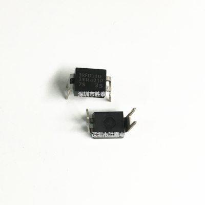 进口原装 IRFD110 IRFD110PBF DIP-4直插1A 100V  MOS场效应管
