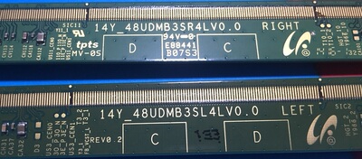 三星边板 14Y_48UDMB3SR4LV0.0/14Y_48UDMB3SL4LV0.0 一对价60