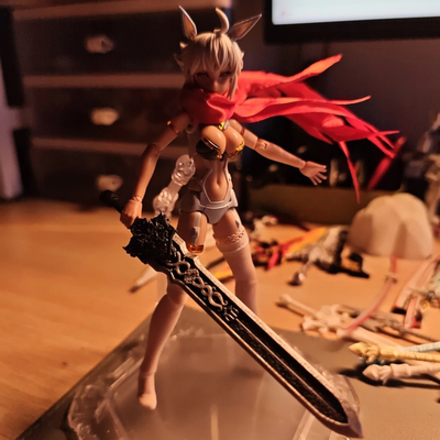 画江湖之不良人李星云 七星龙渊剑 龙泉剑1/12 适配摩动核 机娘