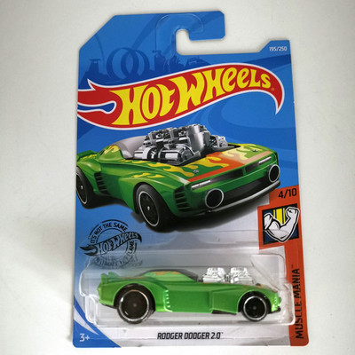 风火轮HotWheels RODGER DODGER 2.0 道奇火焰纹 绿 2019-195